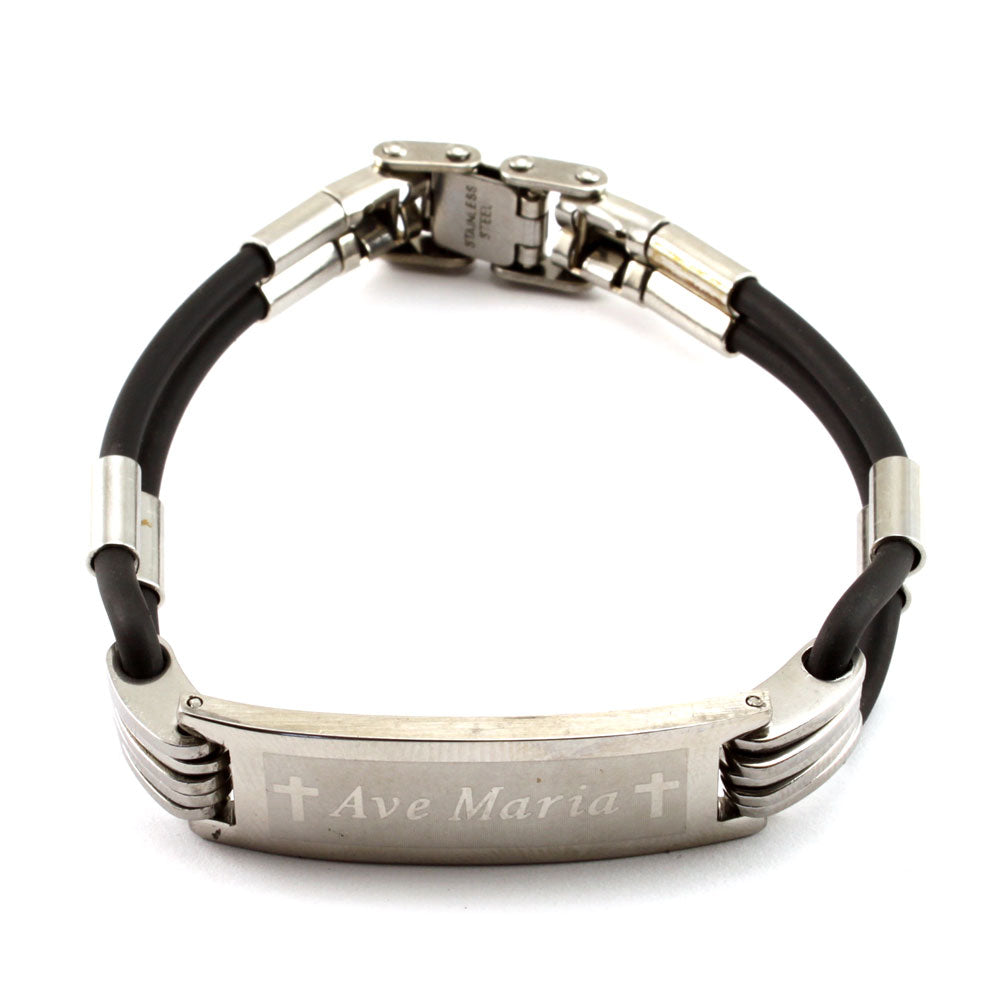 Catholic Men's Bracelet Ave Maria – Holy Gift Shops - Supporting ...