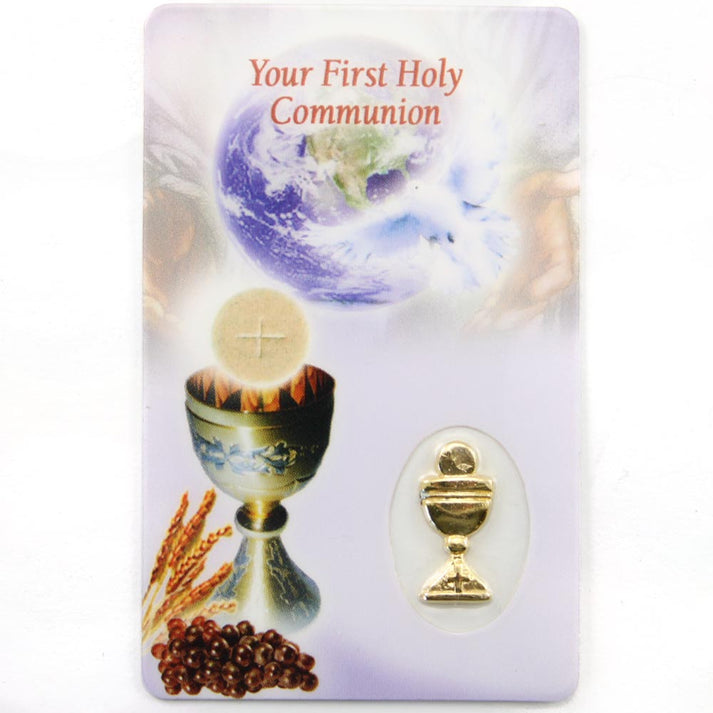 First Communion Blessing Prayer Card – Holy Gift Shops - Supporting ...